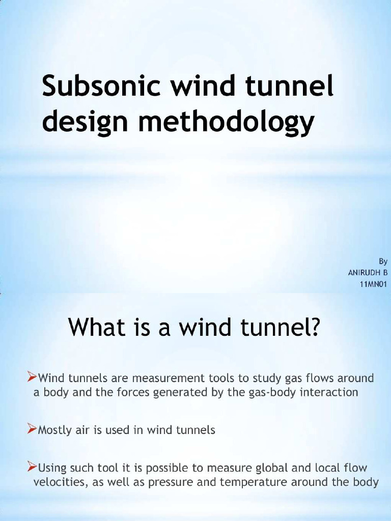 PDF Wind Tunnel Design - Compress | PDF