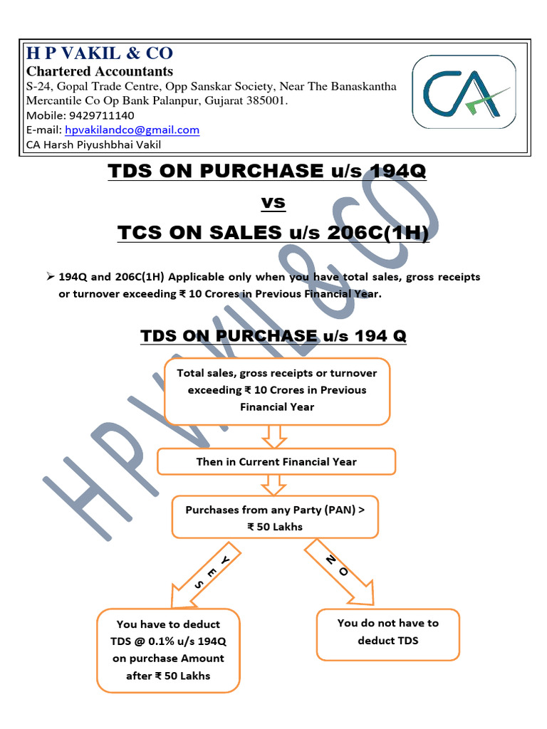 TDS 194Q and TCS 206C (1H) | PDF