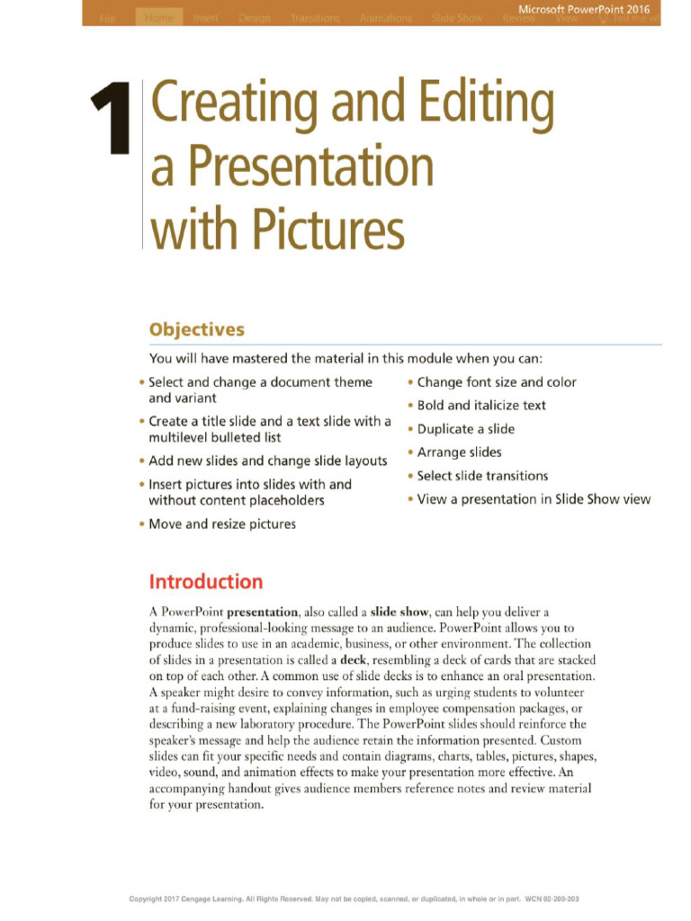 PowerPoint Chapter 1 | PDF
