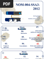 ? Guía de La NOM-004-SSA3-2012 Sobre Expediente Clínico | PDF | Medicina | Especialidades Medicas