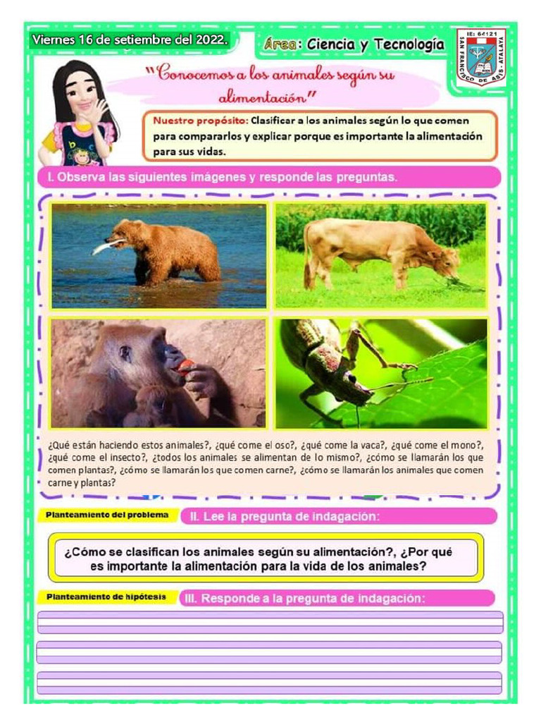 Animales Por Sus Alimentación | PDF