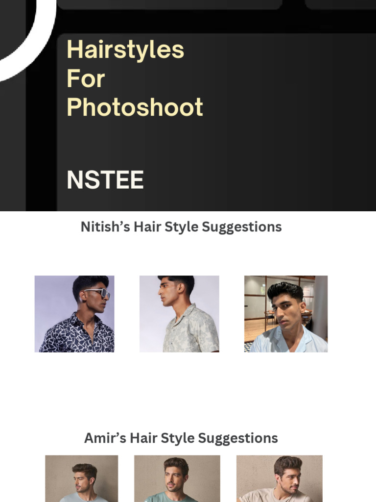 Hairstyles For Photoshoot | PDF
