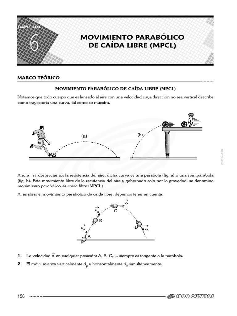 6 - Fis - 5° PRE - Cap6 - 2024 | PDF | Proyectiles | Velocidad