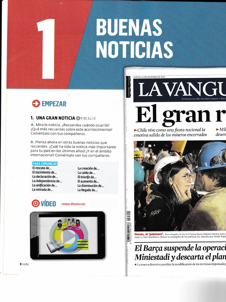 Tema 1 Libro Aula 4 | PDF