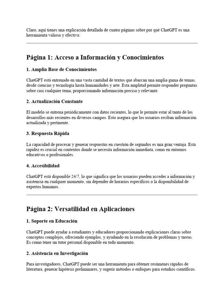 Chat GPT | Descargar gratis PDF | Información | Informática