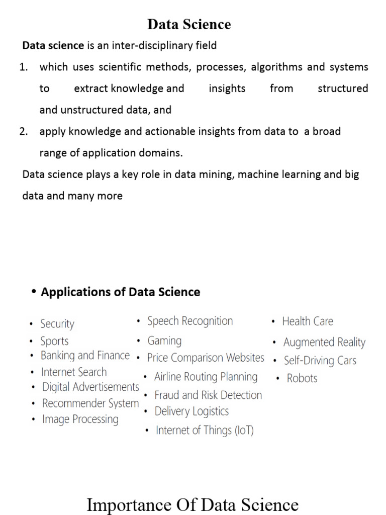 Unit-1 Theory | Download Free PDF | Statistics | Scatter Plot