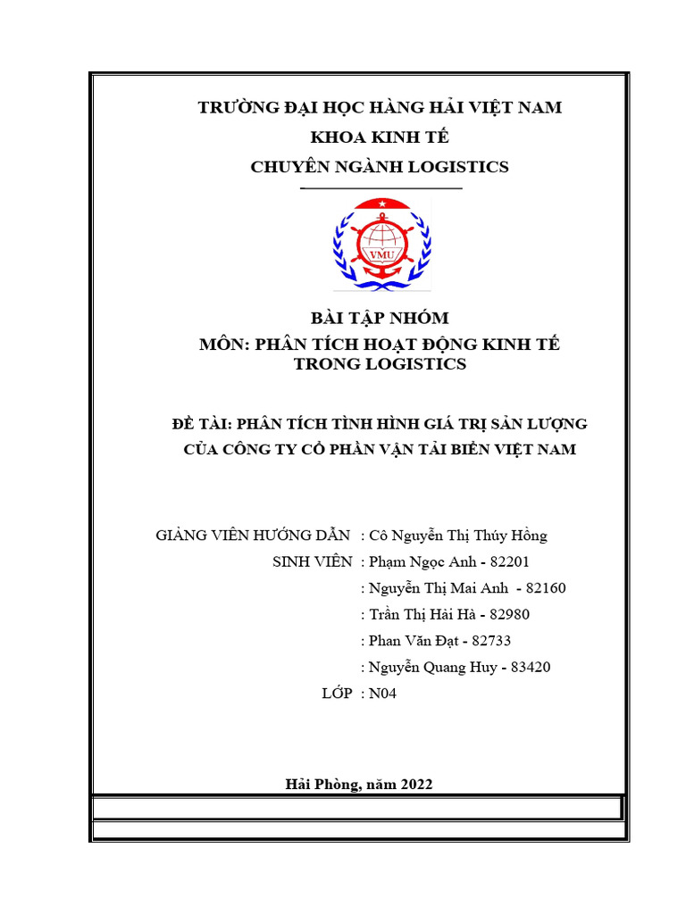 BÀI 2 BẢN ĐẦY ĐỦ - PHÂN TÍCH HDKT LQC | PDF