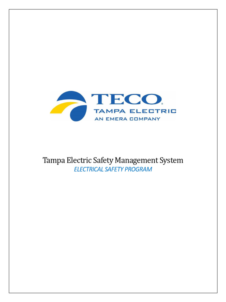 Electrical Safety Program | PDF | Personal Protective Equipment ...