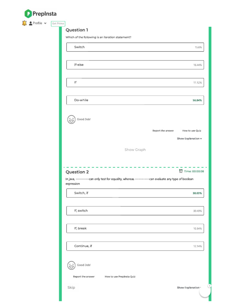Zoho C Mcq Control Flow Pdf 