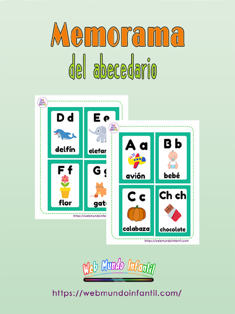 Memorama Del Abecedario | PDF