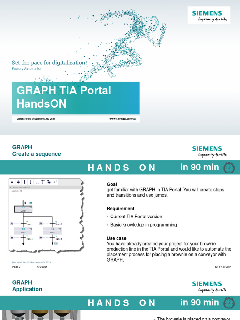 EN GRAPH TIA Portal HandsOn | PDF | Computing | Computer Science EN GRAPH TIA Portal HandsOn | PDF | Computing | Computer Science
