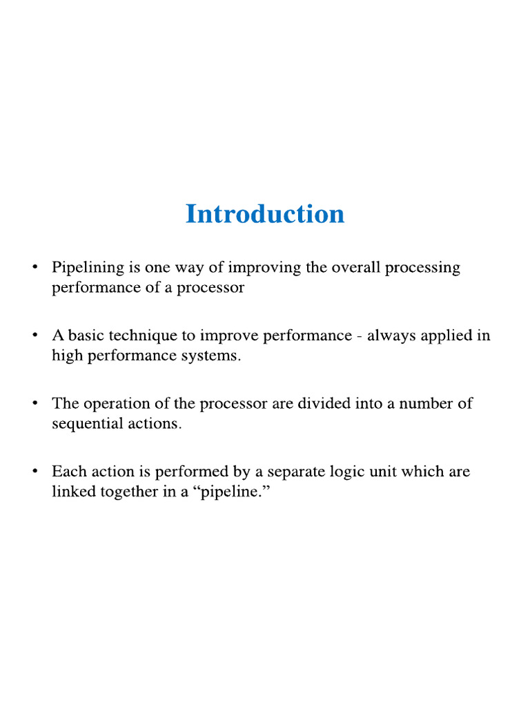 Pipeline Processor Design 1 | PDF