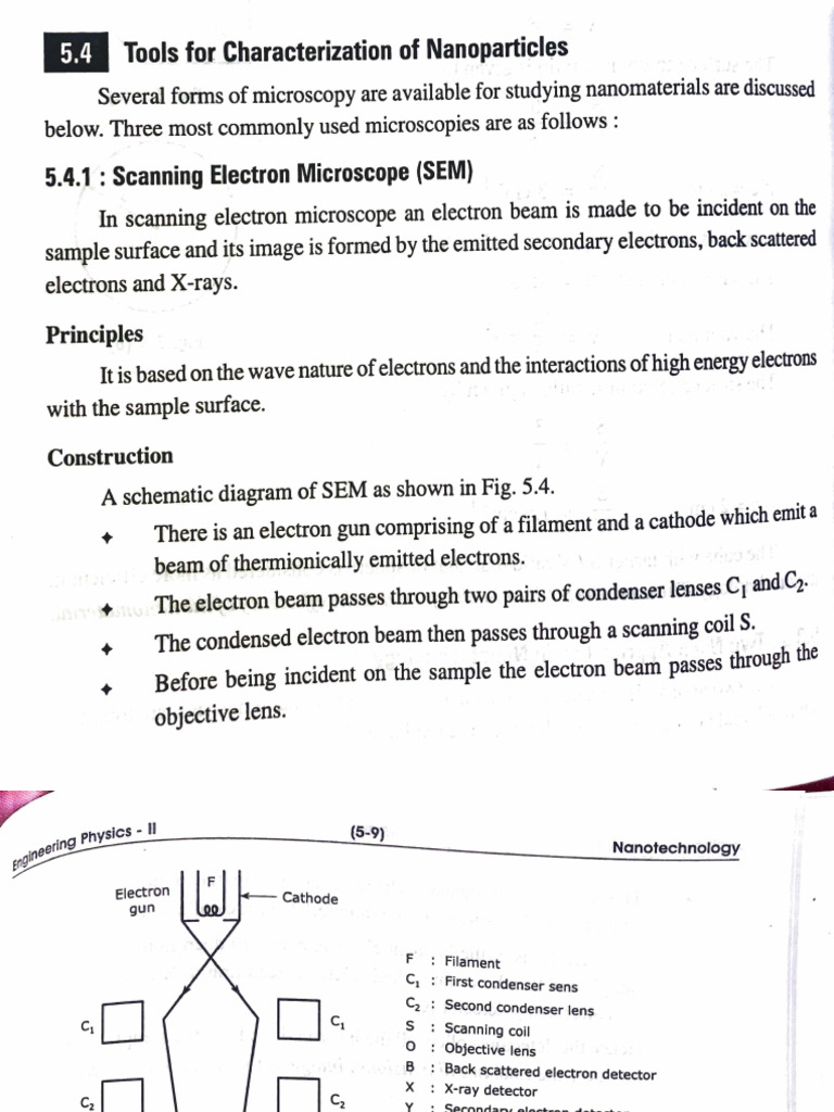SEM construction and Working | Download Free PDF | Scanning Electron ...