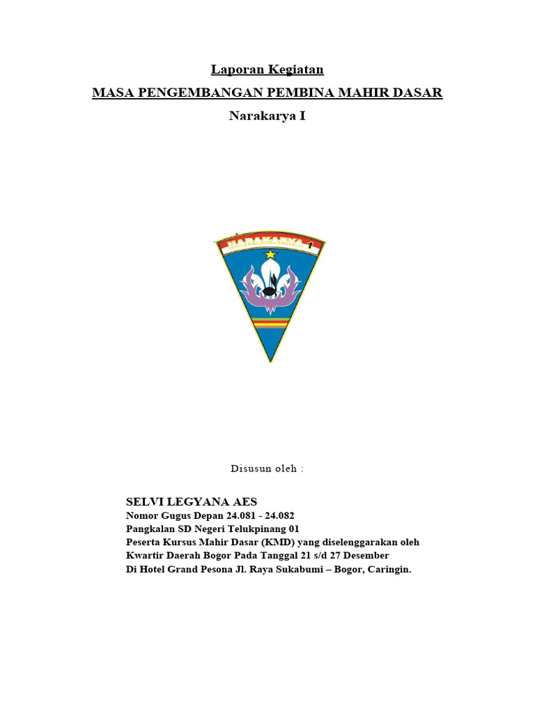 Laporan Kegiatan RTL KMD | PDF