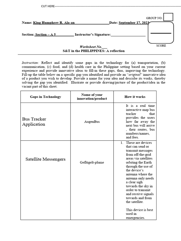 Worksheet 3.1 | PDF | Satellite | Antenna (Radio)