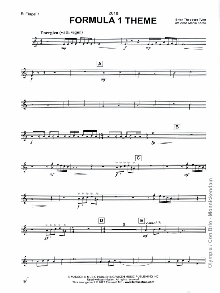 Formula 1 Theme - Bugel | PDF