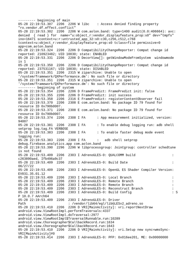Aolon Log 05 28 2024 22 19 53 | PDF | Computer Architecture | System ...