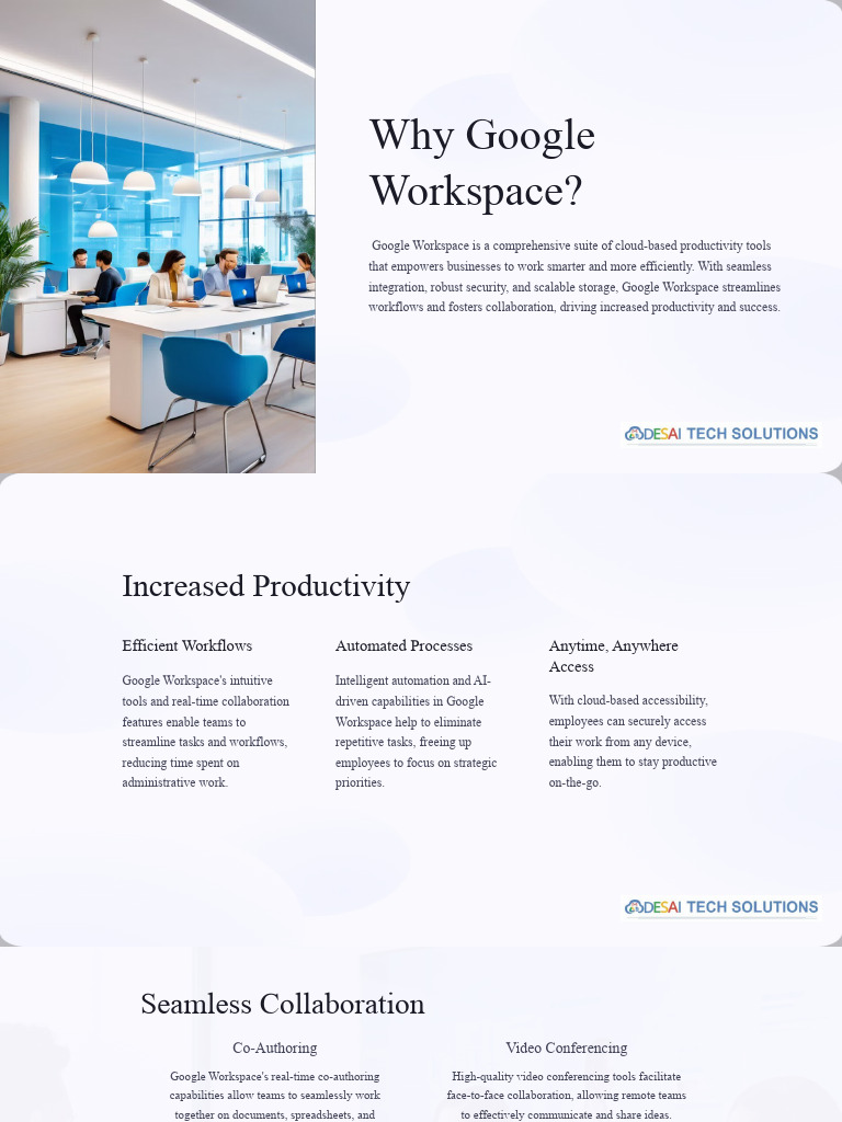 Why Google Workspace | PDF | Cloud Computing | Information Technology
