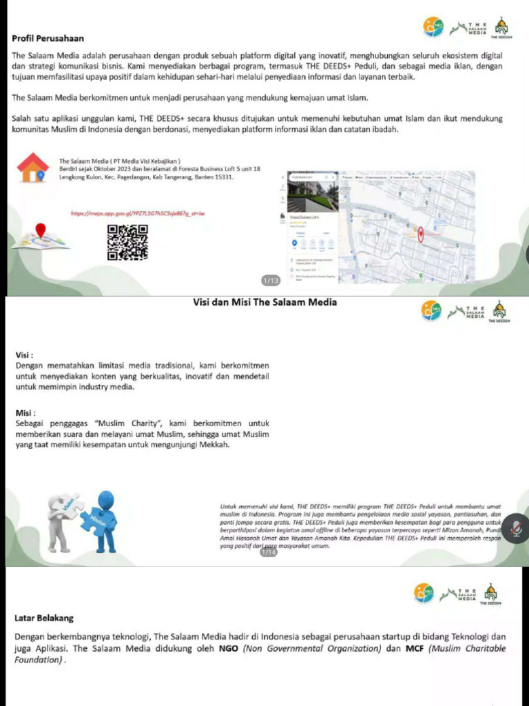 Materi Training The Deeds PT Salaam Media | PDF