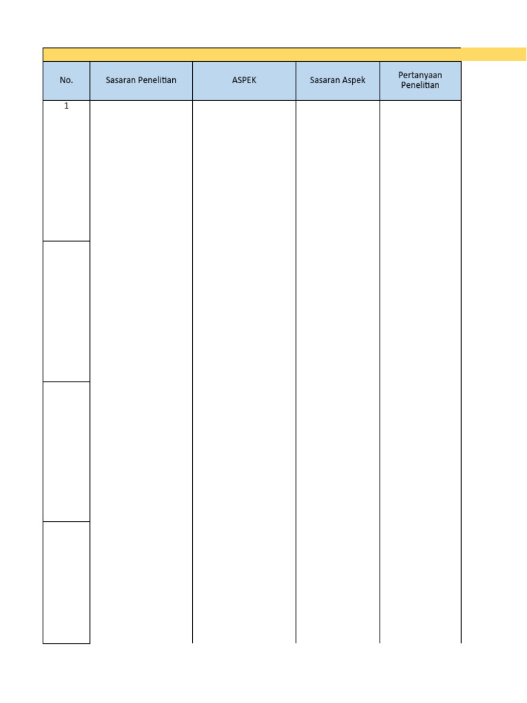 Matriks Data Fisling | PDF