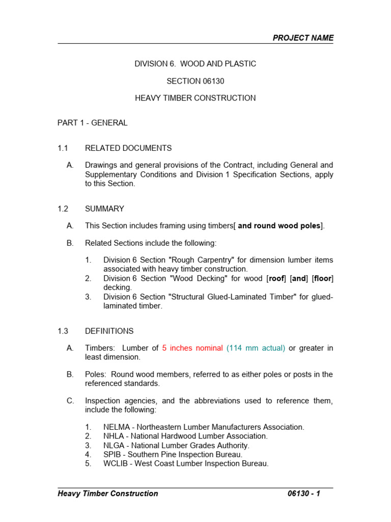 Heavy Timber Construction Guide | PDF | Lumber | Forest Stewardship Council