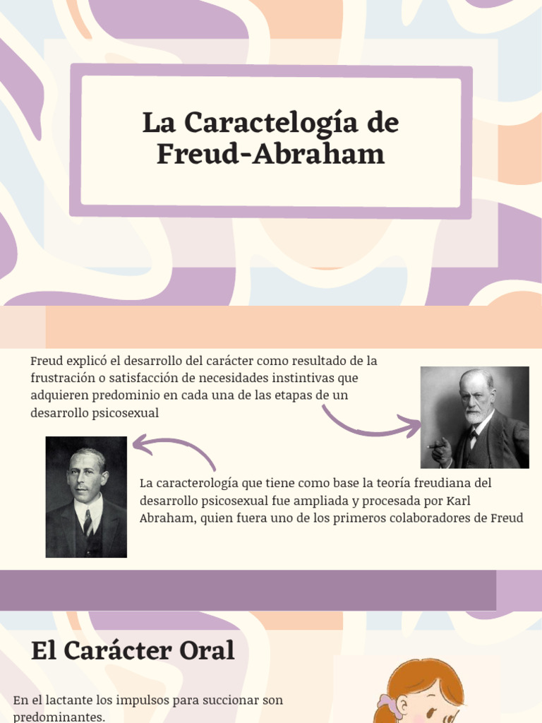 La Caractelogía de Freud-Abraham y la Caractelogía de Erich Fromm ...