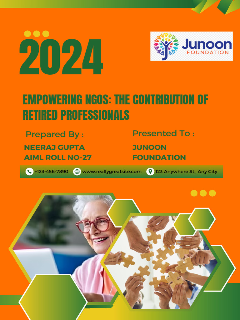 Retired Individual Contribution in NGO | PDF | Non Governmental Organization | Mentorship