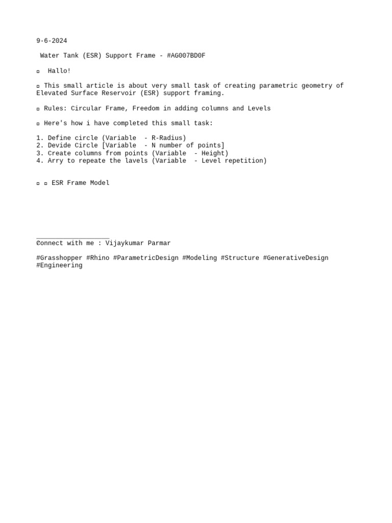 Parametric ESR Frame Design Guide | PDF