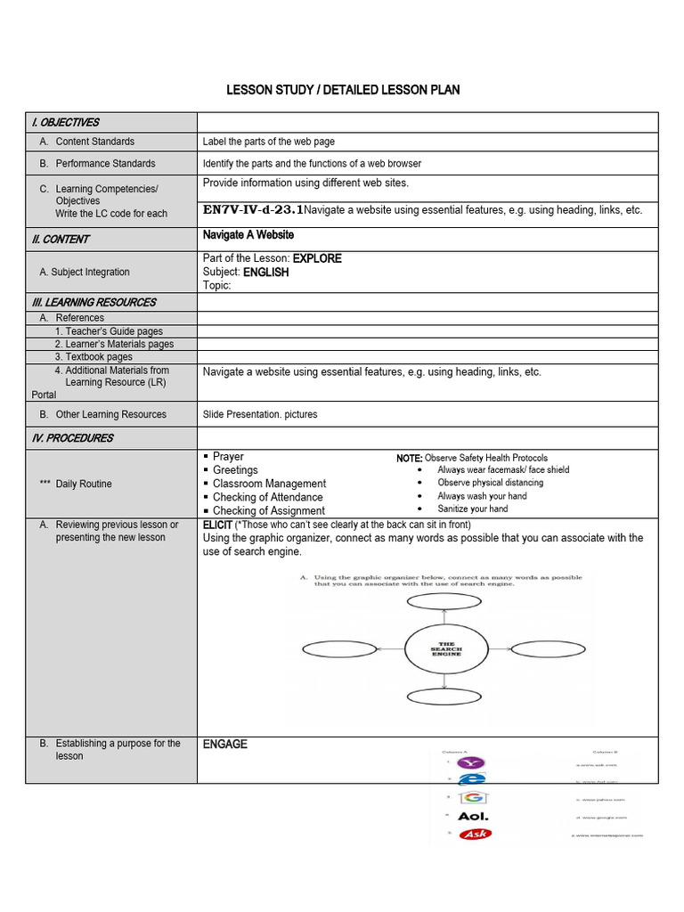 LESSON PLAN | PDF | Lesson Plan | Websites
