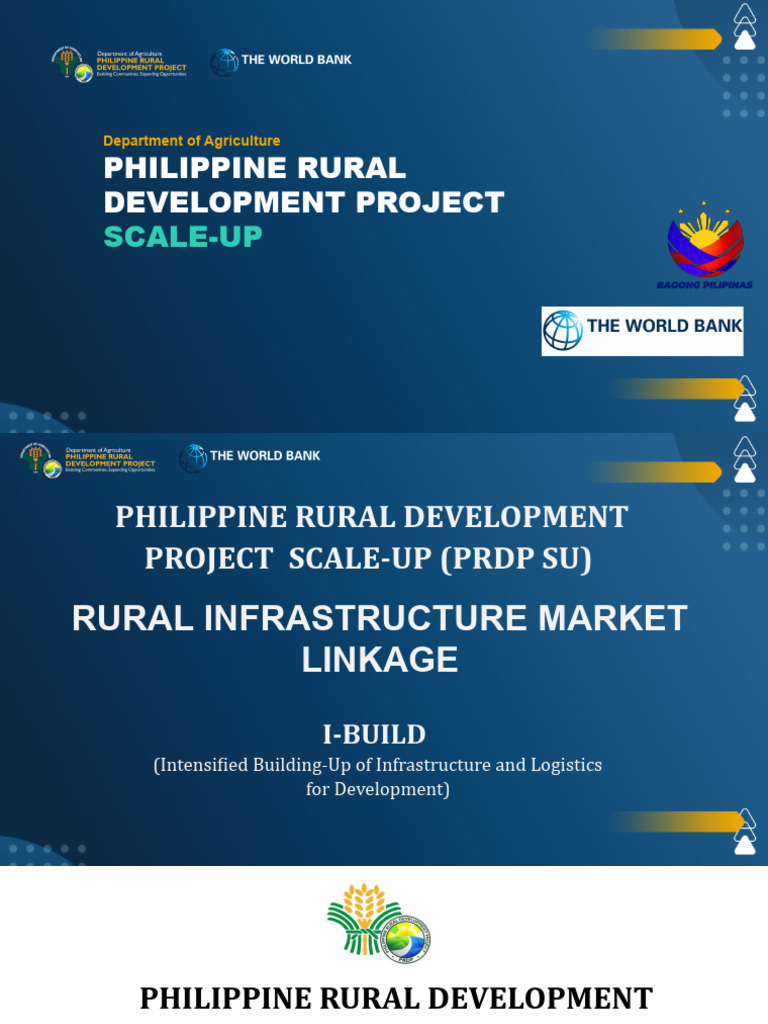 PRDP SU I-Build | PDF | Infrastructure | Climate Resilience