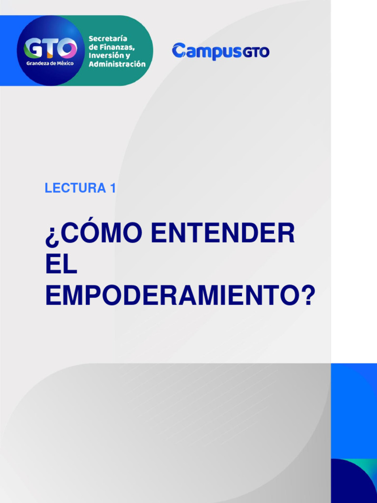 3.1 LIDERAZGO_Y_COACHING_MODULO_3_LECTURA_1 | PDF | Empoderamiento | Liderazgo