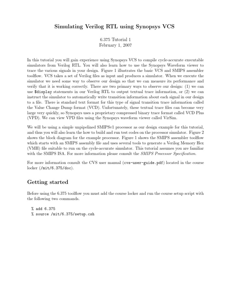 Tut1 Vcs | PDF | Parameter (Computer Programming) | Computing