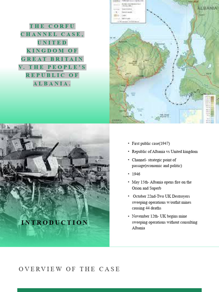 The Corfu Channel Case, United Kingdom of | PDF | Justice | Crime ...