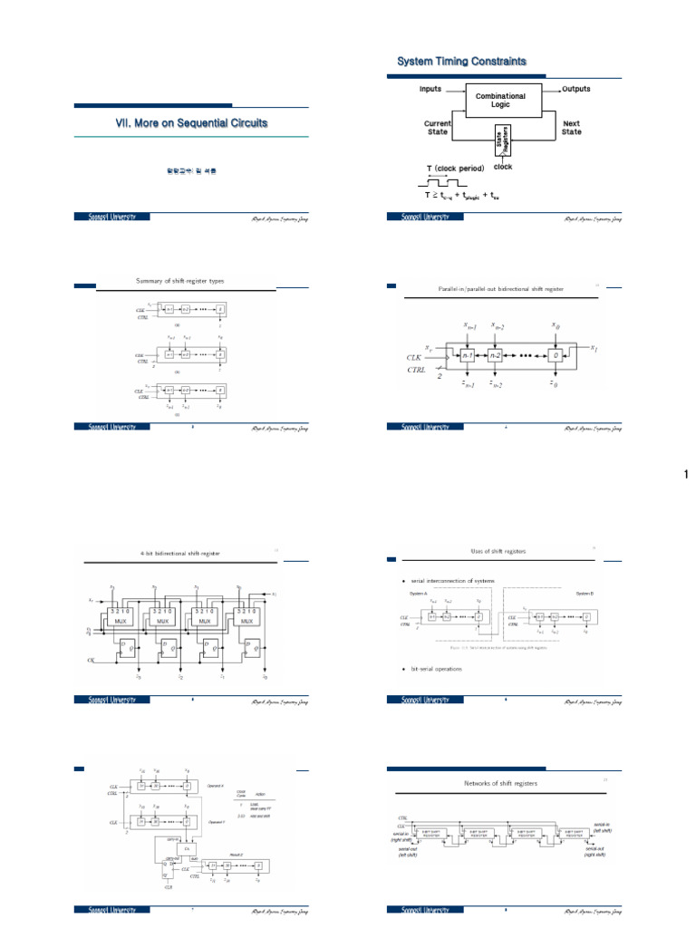 LogicDesign MoreOnSeqCkt | PDF | Electronic Engineering | Computer Engineering
