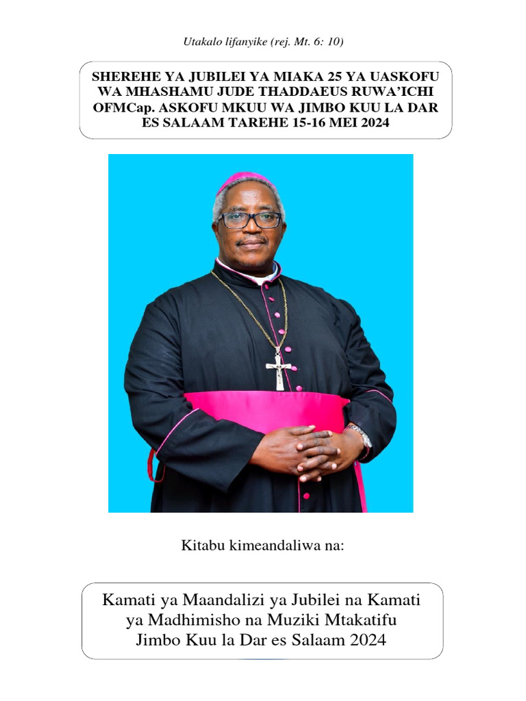 Jubilei Ya Miaka 25 Nota Final | PDF