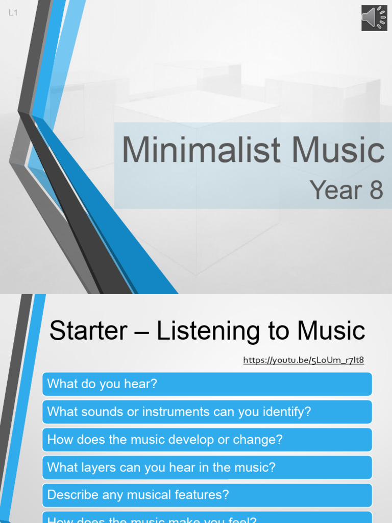 Lesson-1 KS3 Y8 Minimalist-Music | Download Free PDF | Rhythm | Music ...