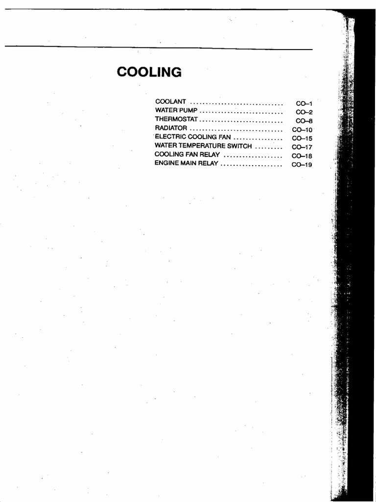 Bt7 Co Cooling System | PDF