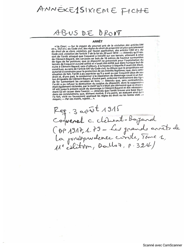 Annexe 1 Fiche N° 6 | PDF