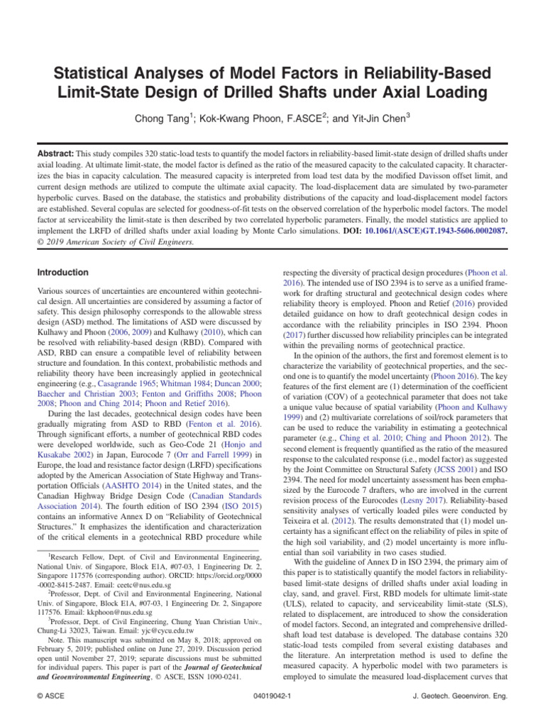 Tang Et Al - Statistical Analyses of Model Factors in Reliability-Based ...
