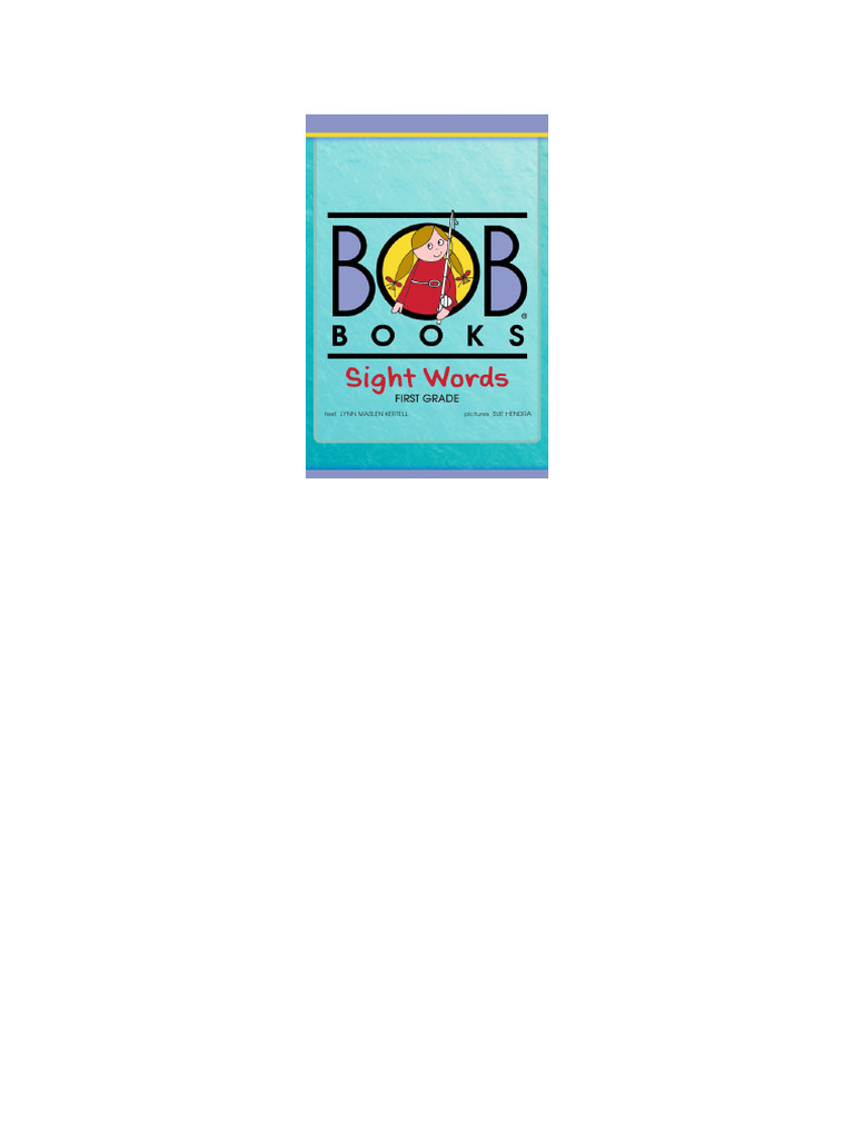 Bob Books Sight Words K1 | PDF