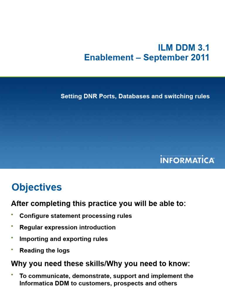 DDM Enablement Statement Rules Part4 | PDF | Pl/Sql | Sql