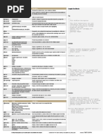 Design Pattern Cheatsheet | PDF | Software Engineering | Computing