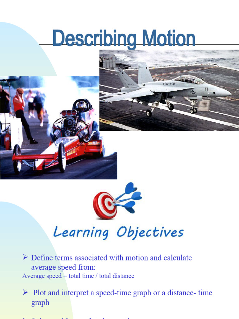 Describing Motion | PDF | Speed | Acceleration