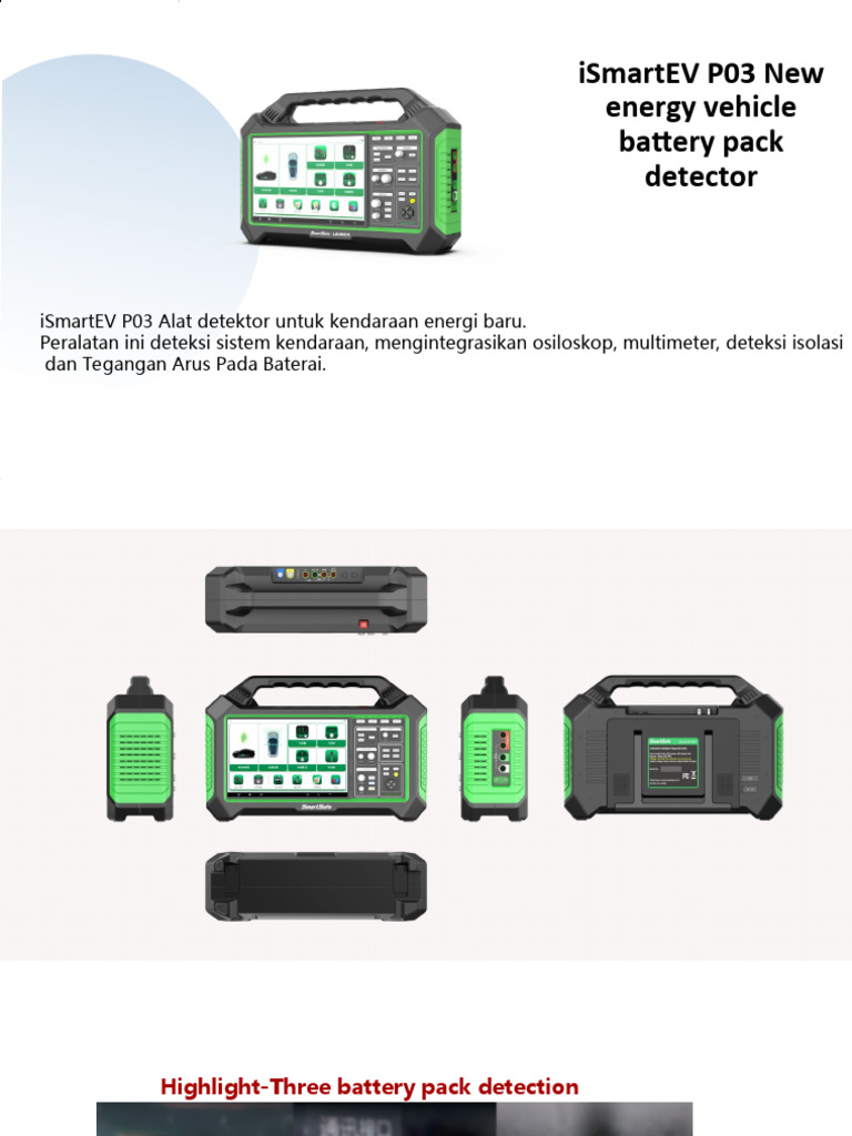 iSmartEV P03 Battery Pack Detector | PDF | Electronics | Manufactured Goods
