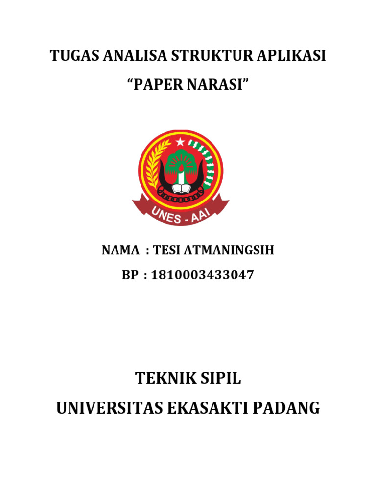 Tugas Analisa Struktur Aplikasi | PDF | Seni | Komputer