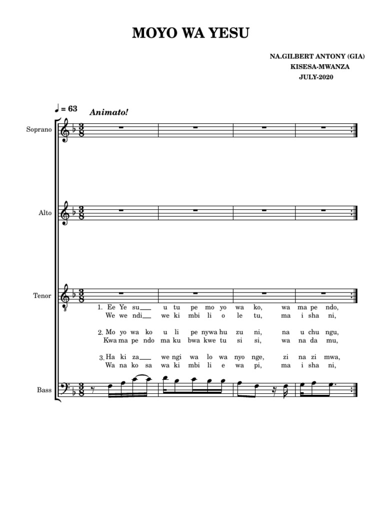 Moyo Wa Yesu | PDF
