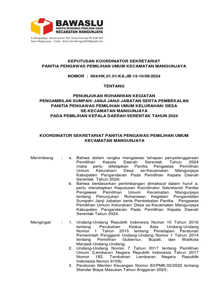 Daftar Lampiran 16 | PDF