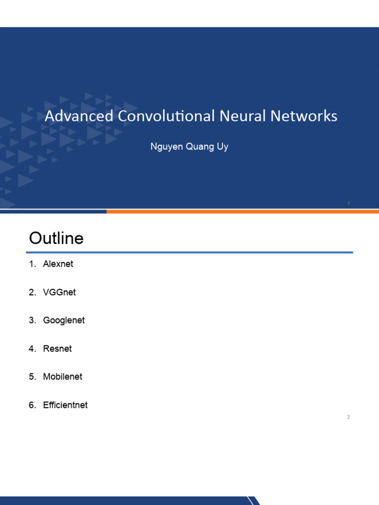 Lecture2_Advanced_CNN | Download Free PDF | Computational Neuroscience | Artificial Intelligence