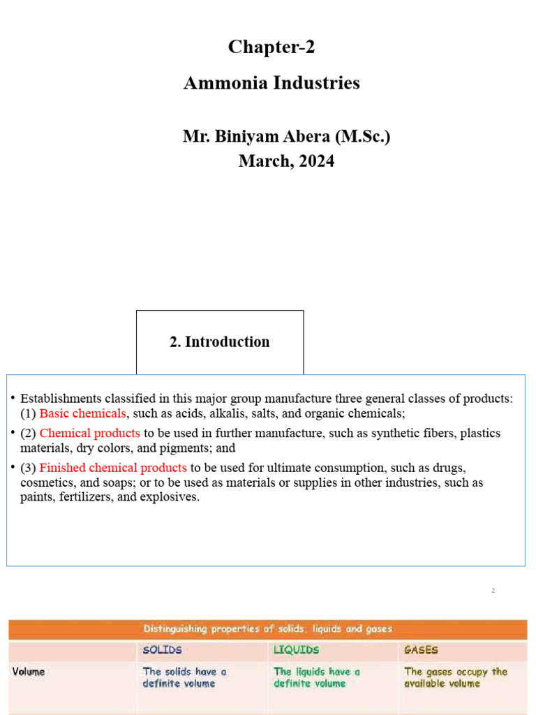 Chaper 1 PT | PDF | Gases | Liquids