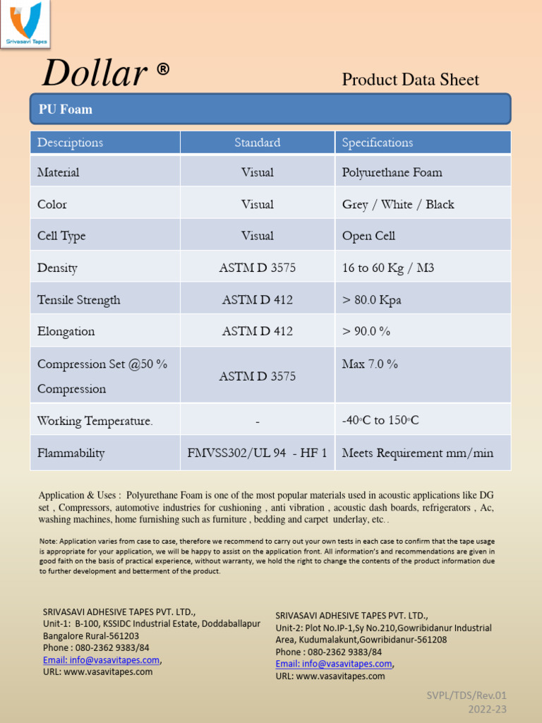 PU Foam | PDF | Polyurethane | Building Materials